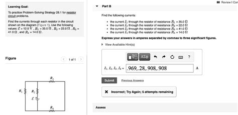 Review Learning Goal To Practice Problem Solving Strategy 281 For Resistor Circuit Problems Find
