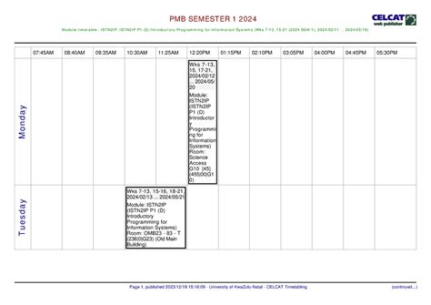 M22352 Pmb Semester 1 2024 Module Timetable Istn2ip Istn2ip P1 D