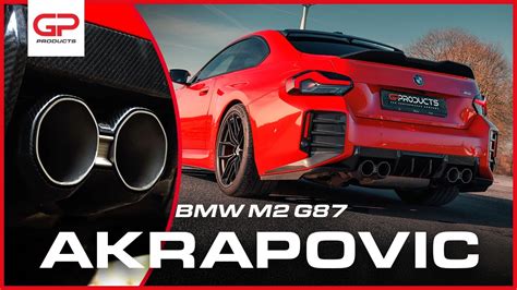 Bmw M2 G87 Akrapovic Exhaust
