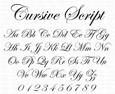 Pin By Aruna Lall On Mood Board For Website Cursive Fonts Alphabet