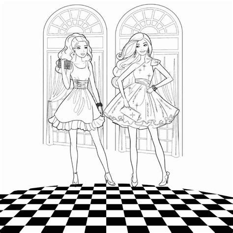 Desenhos Da Barbie Para Colorir Recortar E Imprimir Artesanato Passo A Passo