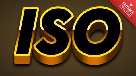 Iso Luxury Text Effect Generator