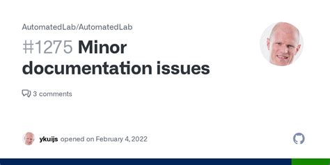 Minor Documentation Issues · Issue 1275 · Automatedlabautomatedlab · Github
