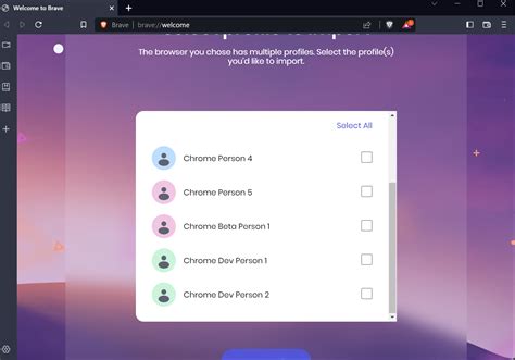 Not All Installed Chrome Channels Browsers Are Shown In Import Settings Page In The New