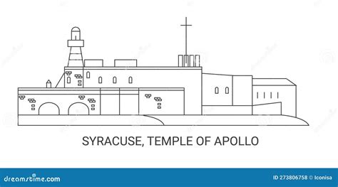 Temple Of Apollo Icon In Trendy Design Style Temple Of Apollo Icon Isolated On White Background