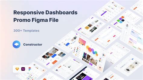 Dashboard Constructor Promotion Figma Template Ui4free