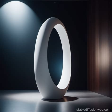 Hexagonal Ellipsoid Installation Stable Diffusion Online