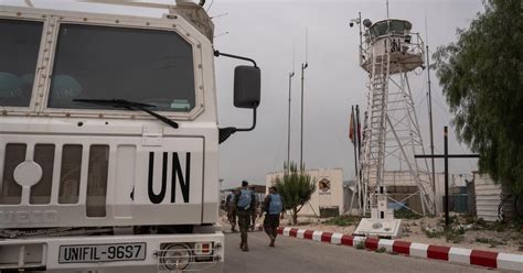 La Finul Niega Que Israel Haya Amenazado A Sus Tropas Infobae