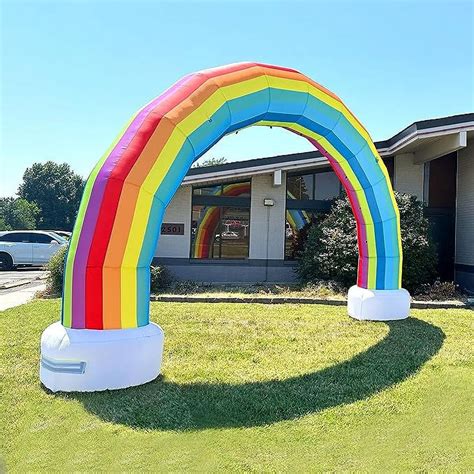 Inflatable Rainbow Arch 20ft With Bulit In Blower