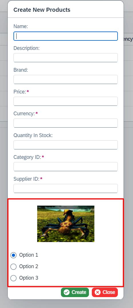 Entry Create Ui5 Antares