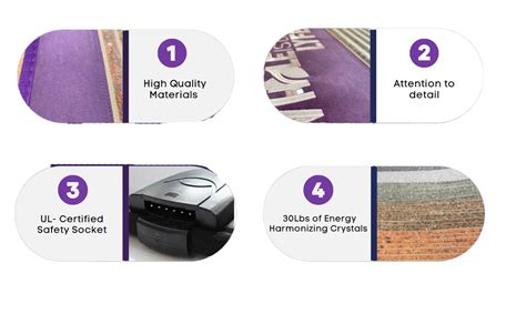 Align Mat Smart Home Pemf Therapy With Infrared Heat And Crystals