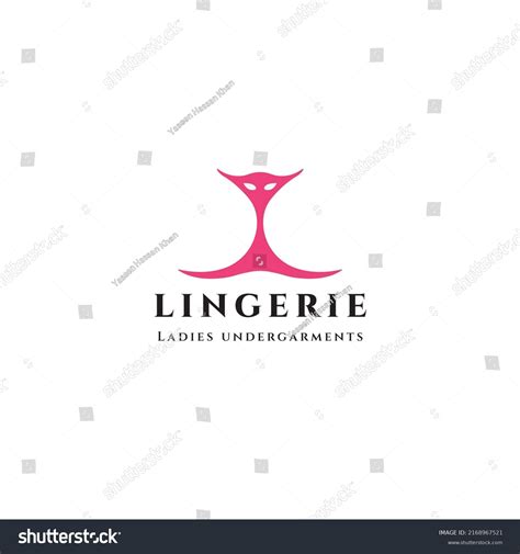 Awesome Beautiful Lingerie Logo Templet Brand Stock Vector Royalty