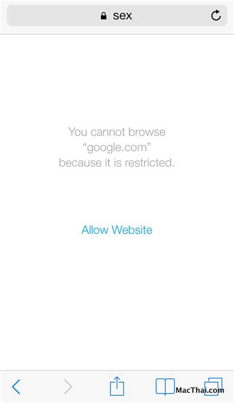 วธปองกนไมใหเดกเลนเวบโปผาน iPhone iPad iPod Touch