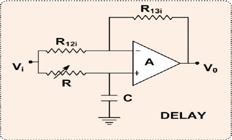 active first order all pass filter r 12 r 13 2 2 kΩ c 10 nf