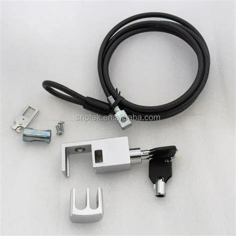 Desktop Lock CPU Lock PC Computer Monitor LCD Mouse Keyboard Security Cable Lock Kit View