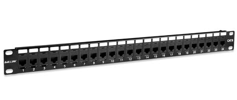 Buy Iwillink 24 Port Rj45 Through Coupler 1u Cat6 Patch Panel Utp 19 Inch With Back Bar