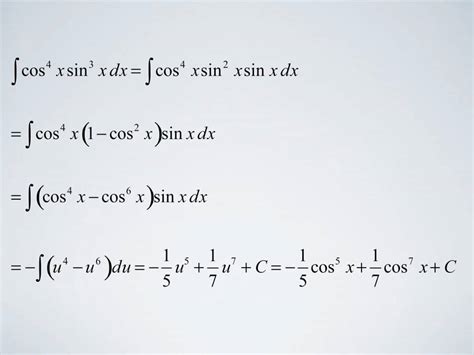 Integration Of Powers Of Trig Functions Youtube
