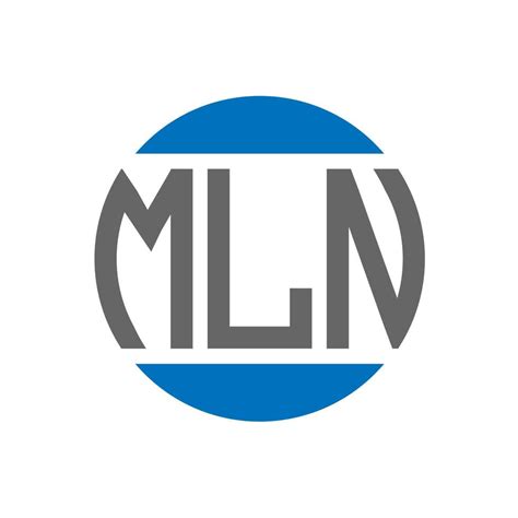 MLN letter logo design on white background. MLN creative initials ...