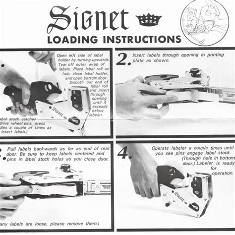 Price Gun Operating Instruction Manuals Available American Price Mark