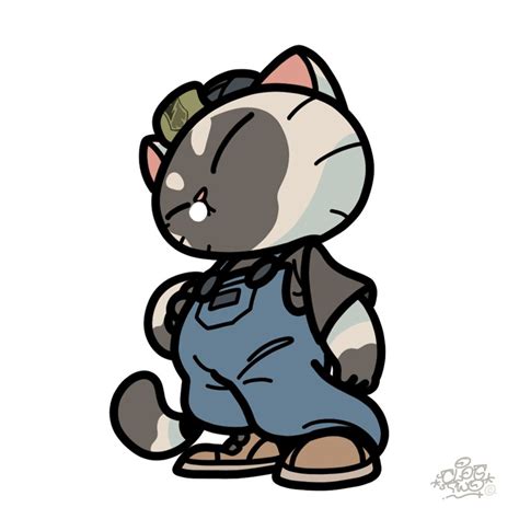 Street Cato Fine Art Print Behance In 2025 Cartoon Character