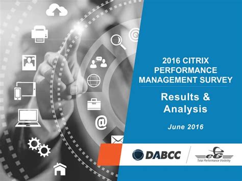 2016 Citrix Performance Management Report Results And Analysis Webinar Pdf