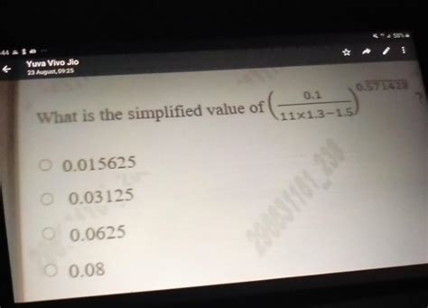 What Is The Simplified Value Of Chegg Com