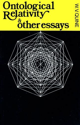 Ontological Relativity And Other Essays Labyrinth Books