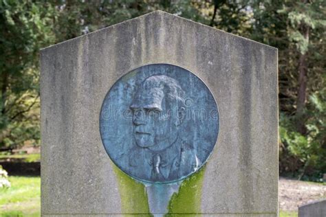 Tombstone Herman Van Leeuwen At The Nieuwe Ooster Graveyard At