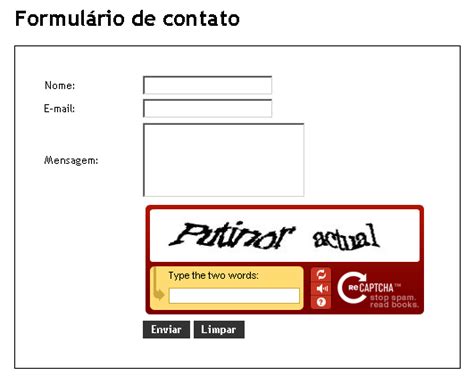 Recaptcha Um Captcha Social Como Criar Um Site Blog Webmasterpt