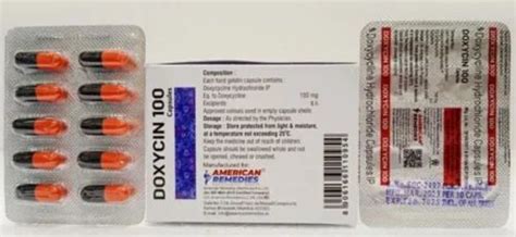 Doxycin 100 Capsules At ₹ 60box Doxy Tablets In Nagpur Id