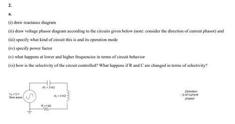 Solved 2 A I Draw Reactance Diagram Ii Draw Voltage