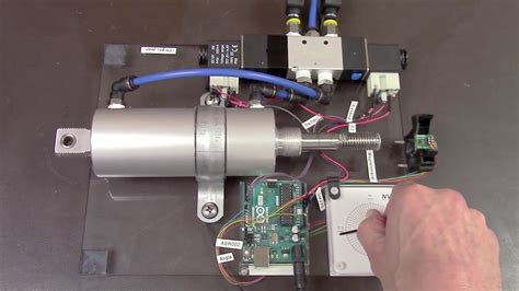 Arduino Pneumatic Cylinder Servo Using Smart Sensors YouTube