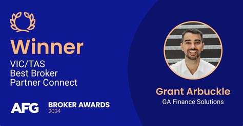 Afg On Linkedin Congratulations Grant Arbuckle For Taking Home The Victas Best Broker