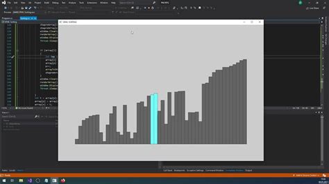 C Sfml Bubblesortquicksort Youtube