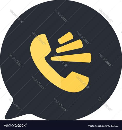 Speakerphone Smartphone App Button Icon Royalty Free Vector
