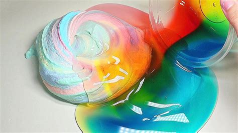 너무 구린 액점에 녹은 투명 액괴 섞기 Youtube