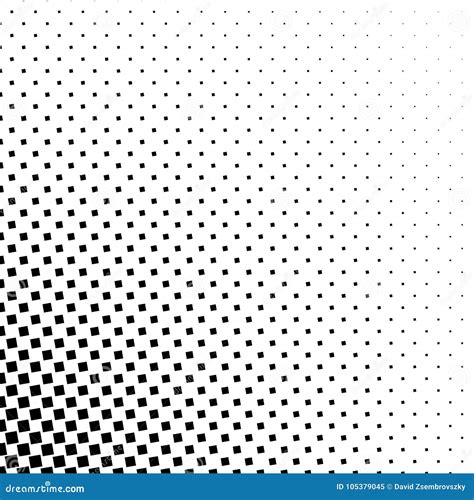 Monochrome Square Pattern Geometric Abstract Background Graphic From