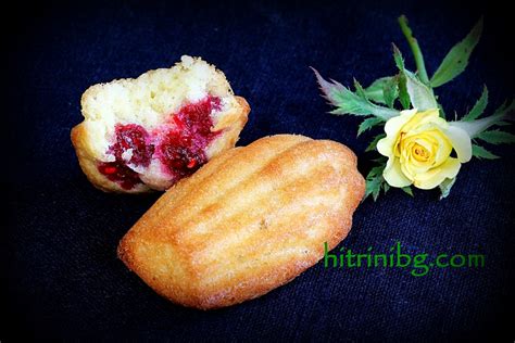 Мадлени с малини Домашни хитрини