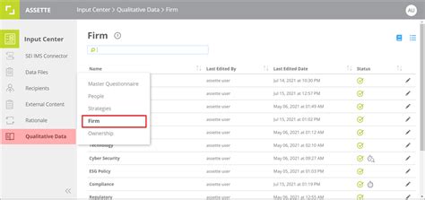 Firm Overview Assette Support