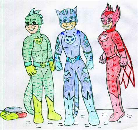 Grown Up Pj Masks By Jose Ramiro On Deviantart