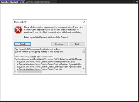 Form Designer Failed To Load After Setting ApplicationHighDpiMode As