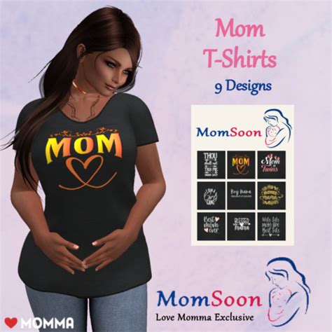 Second Life Marketplace ~ Momsoon ~ Mom T Shirts For Love Momma