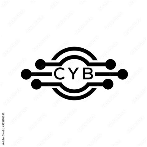 Cyb Letter Logo Cyb Best White Background Vector Image Cyb Monogram Logo Design For