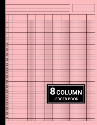 8 Column Ledger Book Accounting Ledger Book For Eight Column Ledger