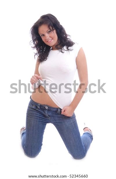 Cute Girl Sexy Pose Stock Photo 52345660 Shutterstock