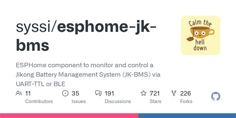 Github Syssiesphome Jk Bms Esphome Component To Monitor And Control A Jikong Battery