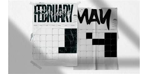 Free Minimalistic Calendar For 2024 Figma