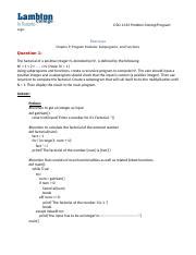 Problem Solving Quiz 1 2 Docx CSD 1133 Problem Solving Program