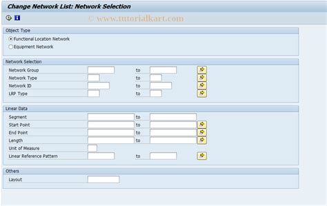 IN26 SAP Tcode Change Network List Transaction Code