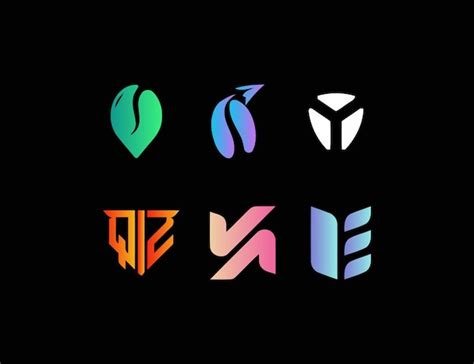 Premium Vector Gradient Logo Design Set